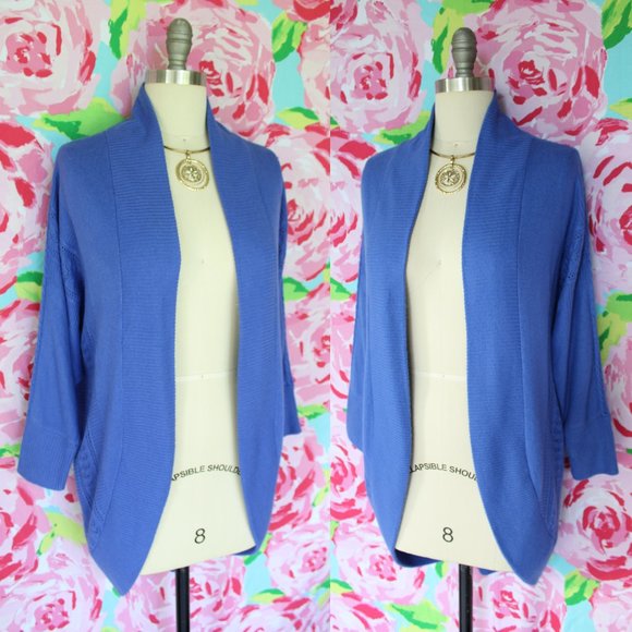 Lilly Pulitzer | Sweaters | Lilly Pulitzer Cabrina Dress Cardigan Blue ...